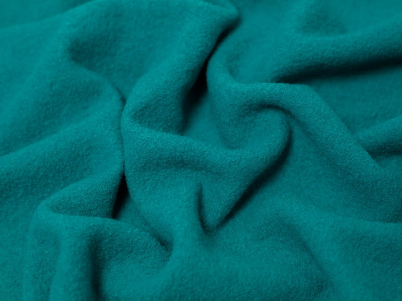 Minerva Heavy 100% Boiled Wool Coating Fabric Turquoise Jade - per yard - Walmart.com