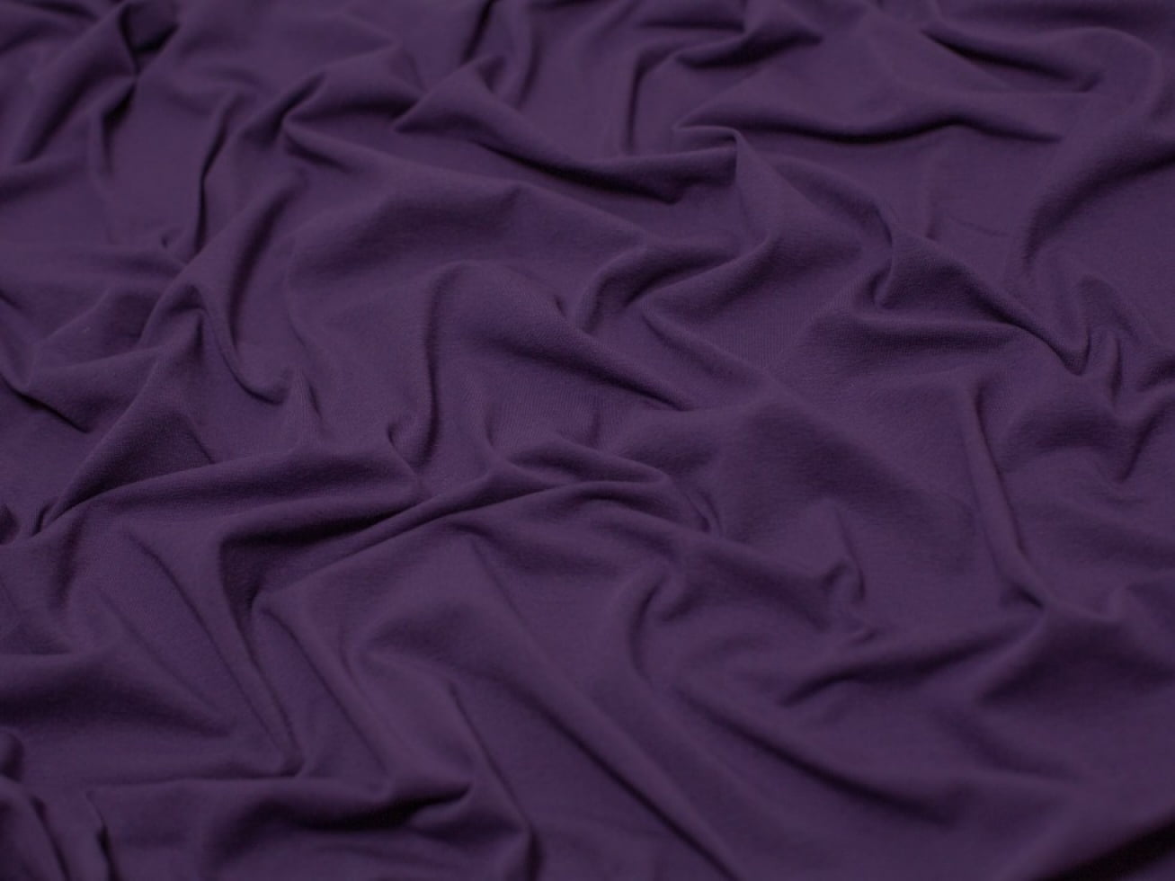 Minerva Heavy Cotton Jersey Stretch Knit Fabric Purple - per yard ...