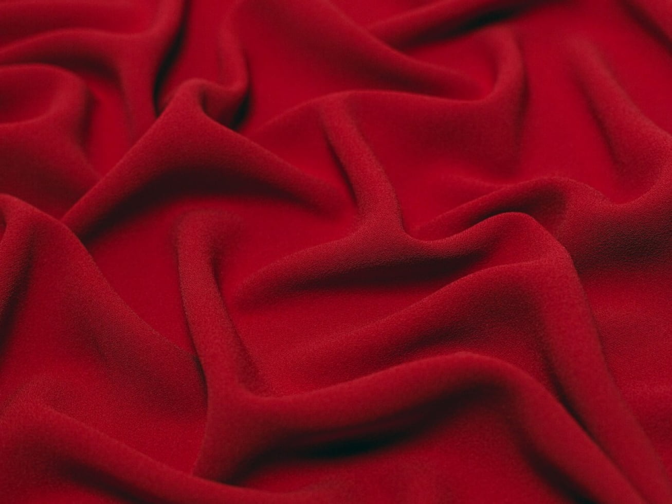 Minerva Heavy Triple Crepe Fabric Red - per yard - Walmart.com