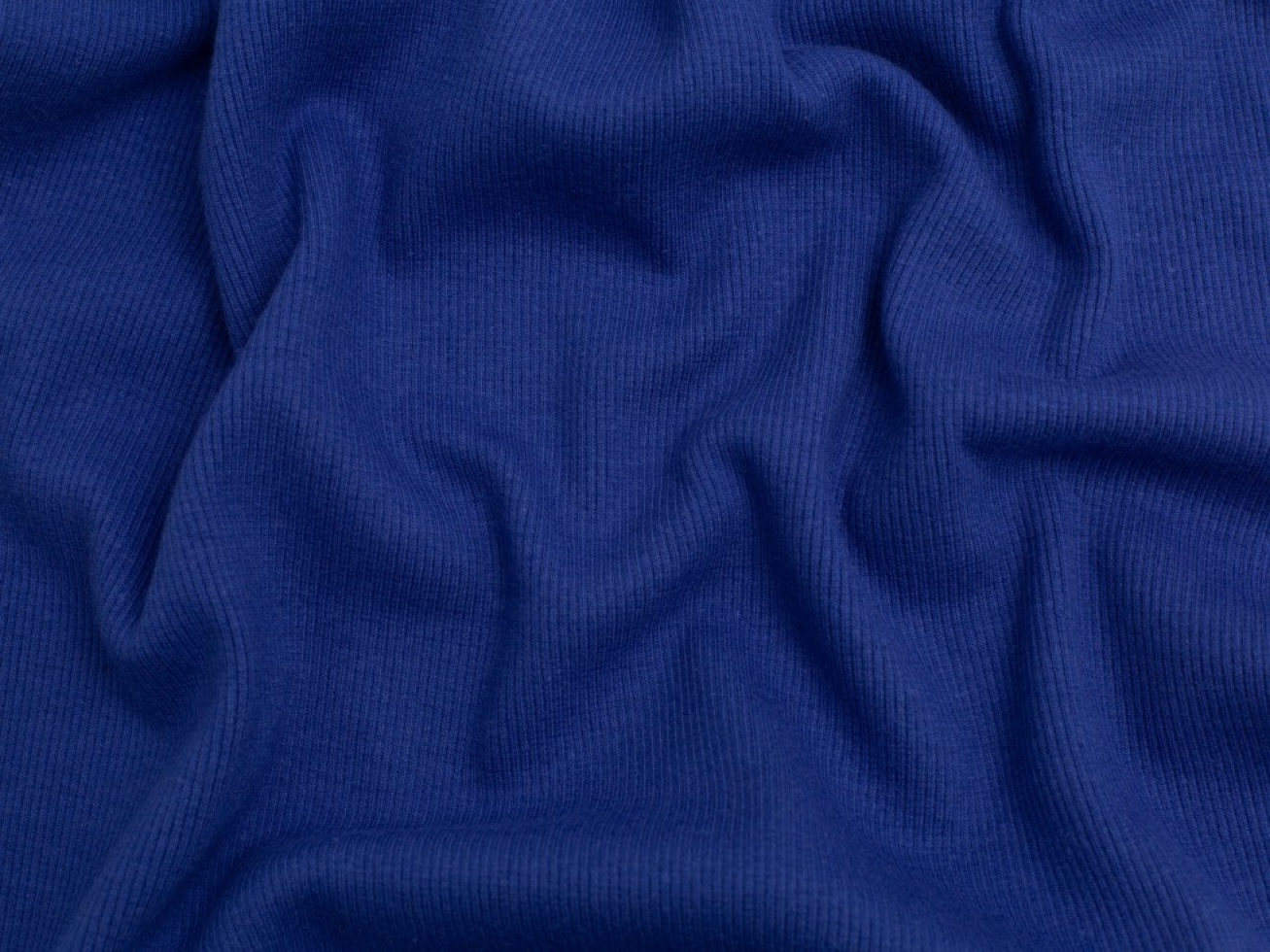 Minerva Heavy Tubular Ribbing Stretch Knit Fabric Cobalt Blue - per ...
