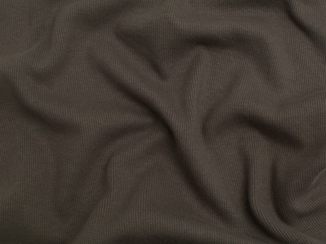 Minerva Heavy Tubular Ribbing Stretch Knit Fabric Mink - per yard ...
