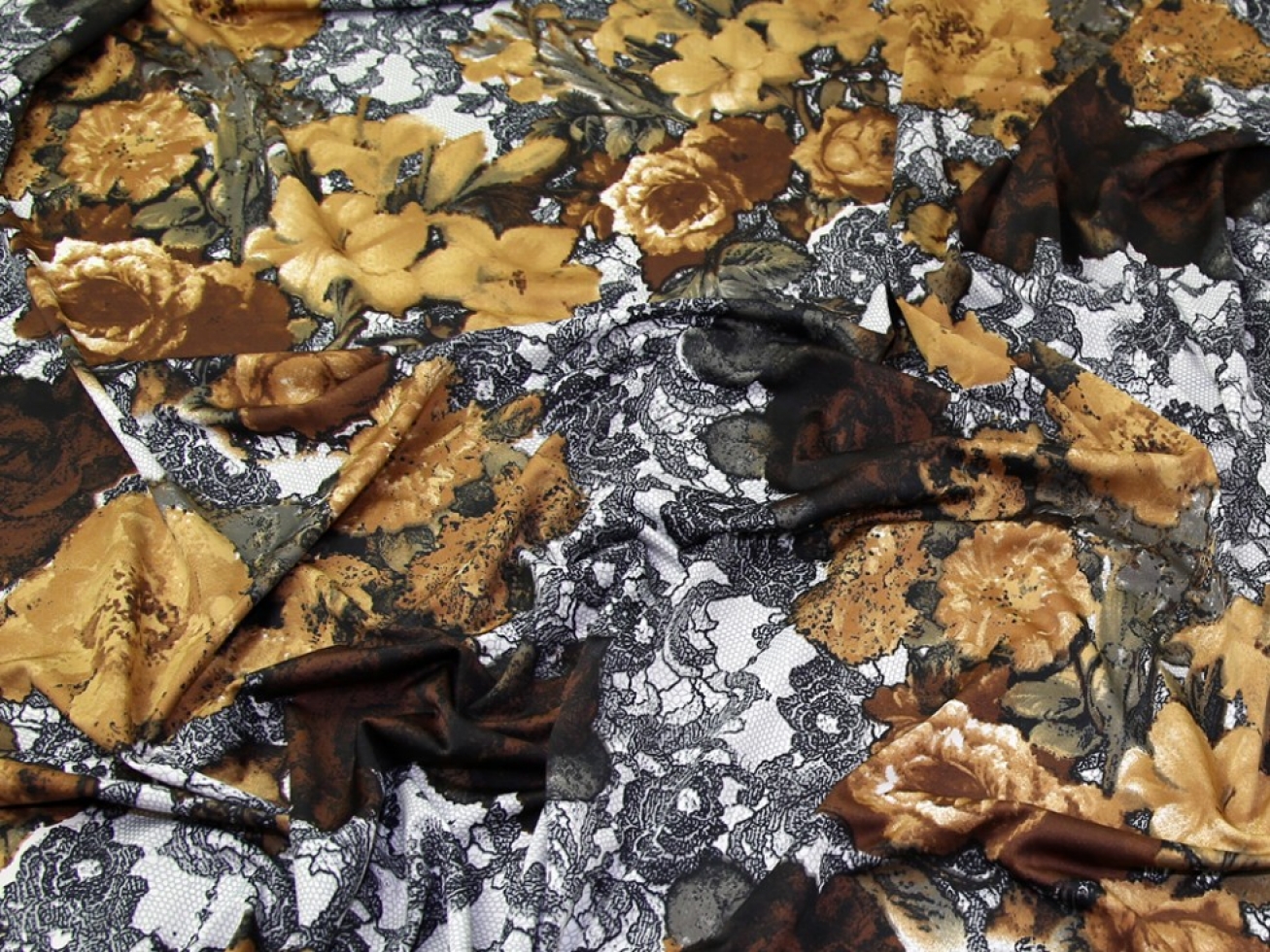 Minerva ITY Silky Stretch Knit Fabric Brown - per yard - Walmart.com