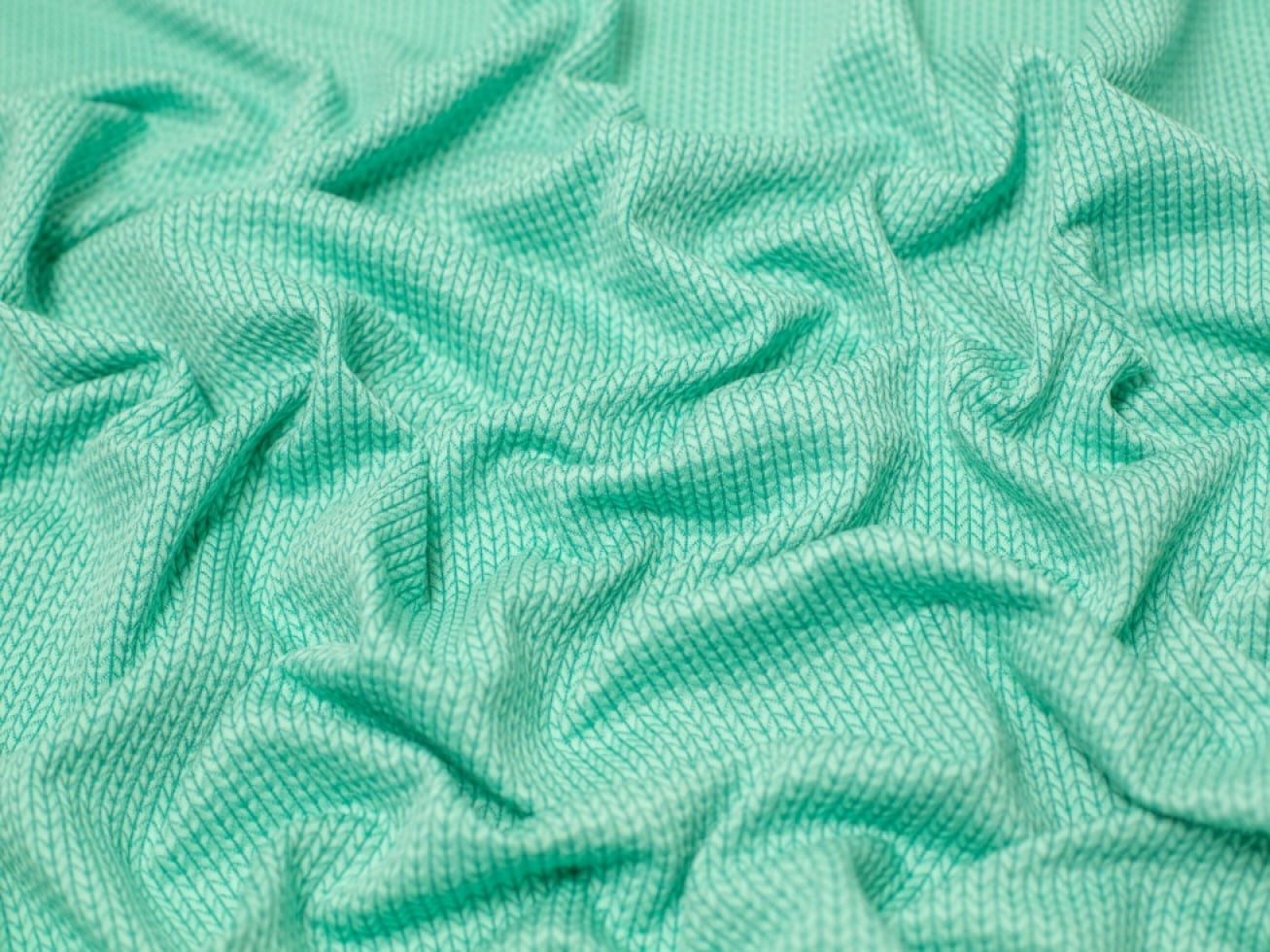 Minerva Jacquard Textured Stretch Knit Fabric Aqua - per yard - Walmart.com