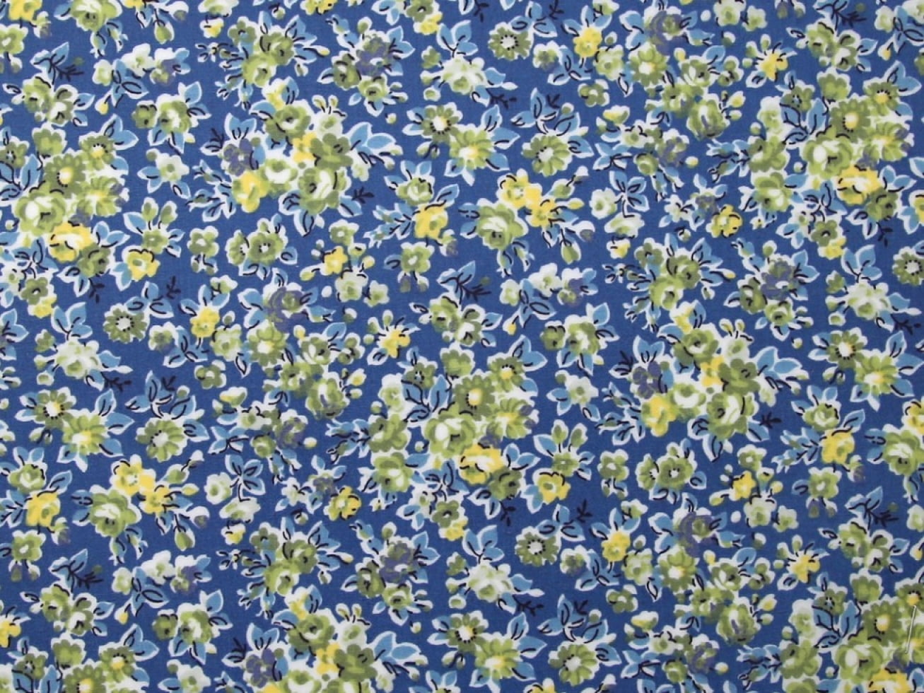 Minerva Laminated Cotton Vinyl Fabric Blue - per yard - Walmart.com