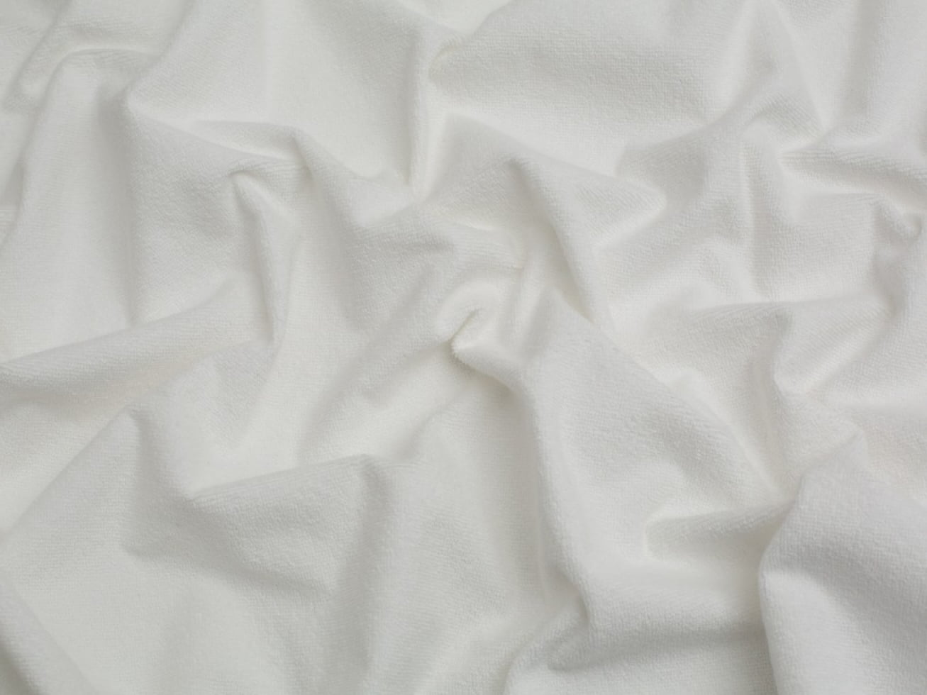 Minerva Laminated Terry Towelling Fabric Ivory - per yard - Walmart.com