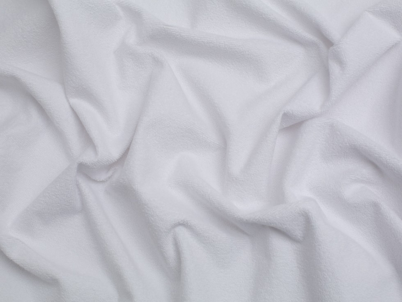 Minerva Laminated Terry Towelling Fabric White - per yard - Walmart.com