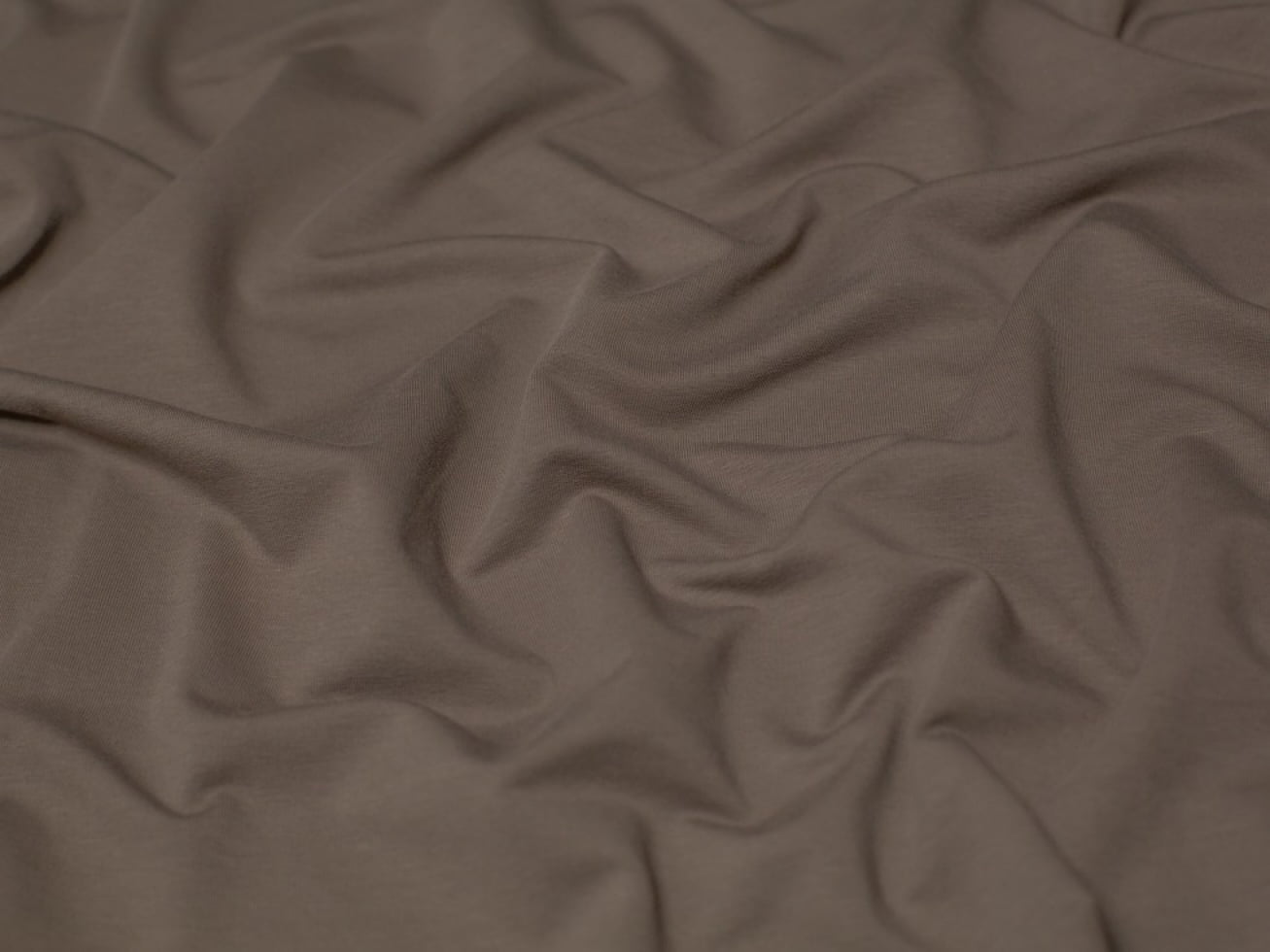 Minerva Light Loop Back French Terry Stretch Knit Fabric Taupe - per ...