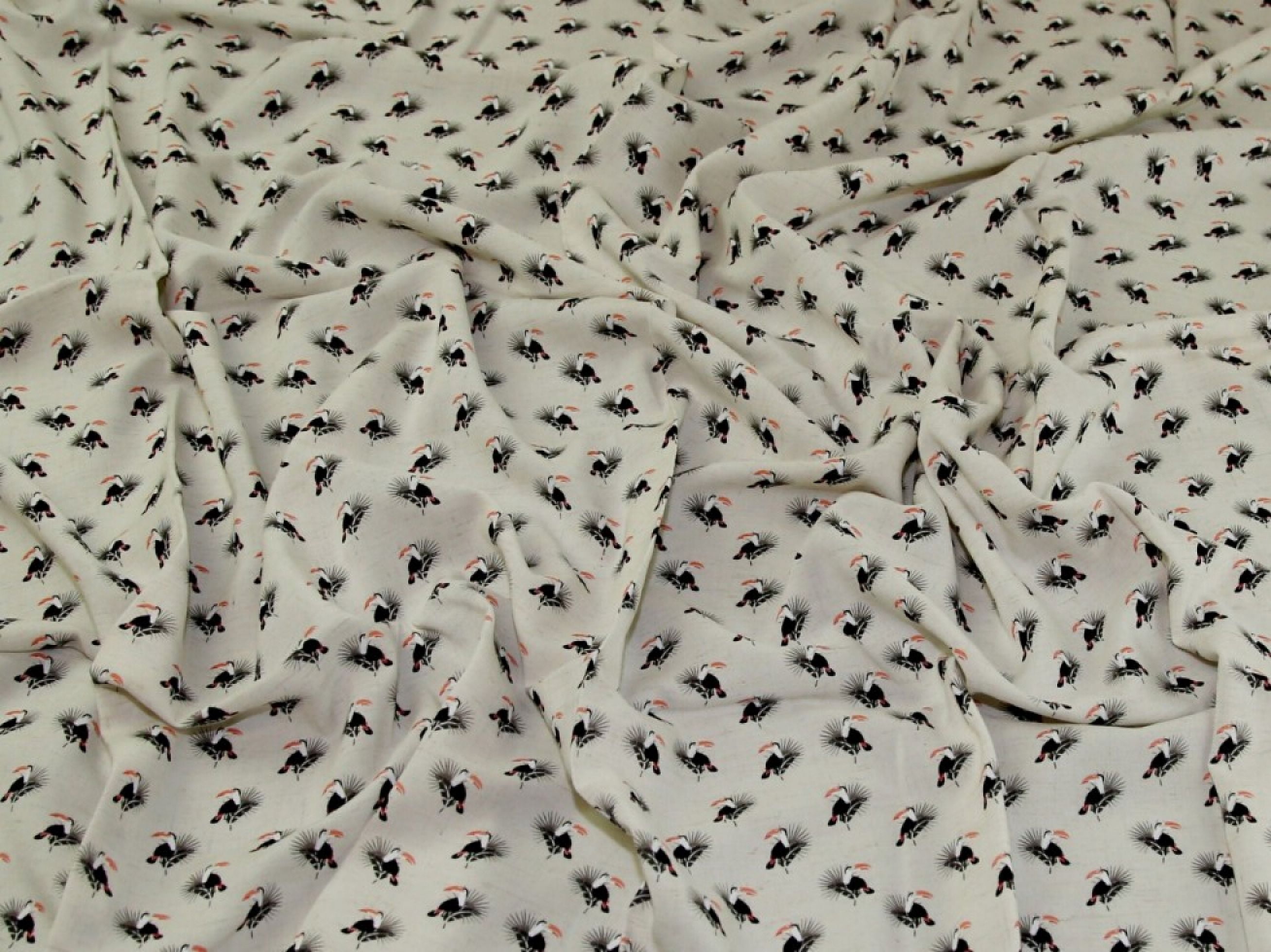 Minerva Linen Viscose Challis Fabric Ecru - per yard - Walmart.com