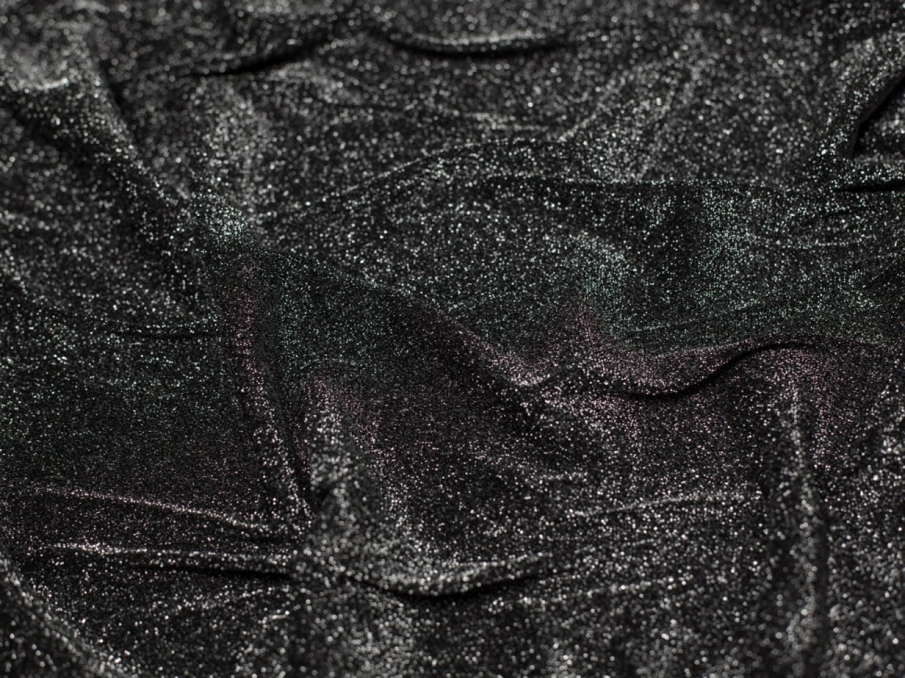 Minerva Lurex Sparkle Metallic Stretch Knit Fabric Black - per yard ...