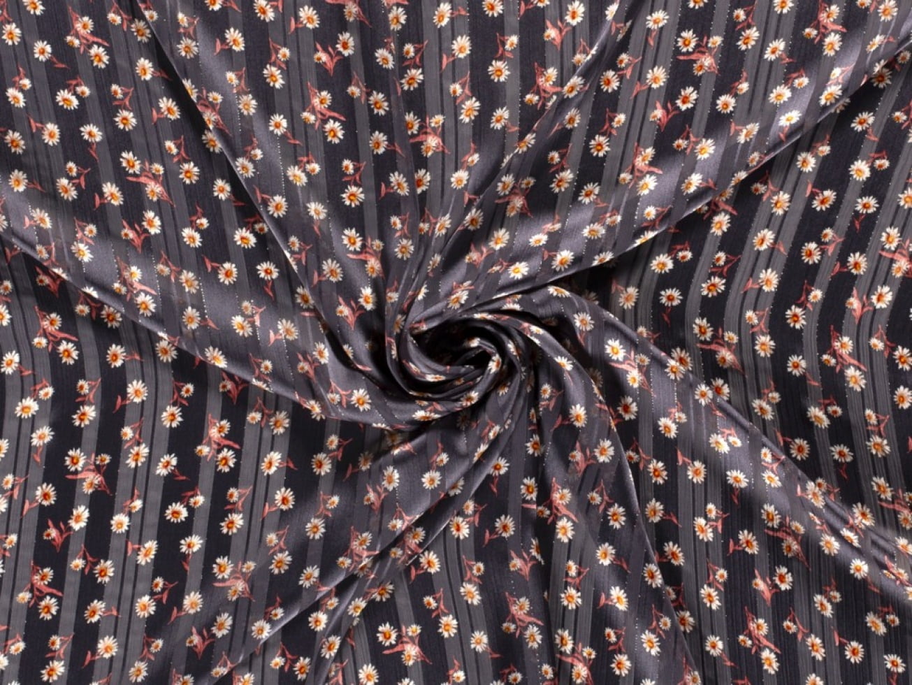 Minerva Lurex Sparkle Sheer Chiffon Fabric Grey - per yard - Walmart.com