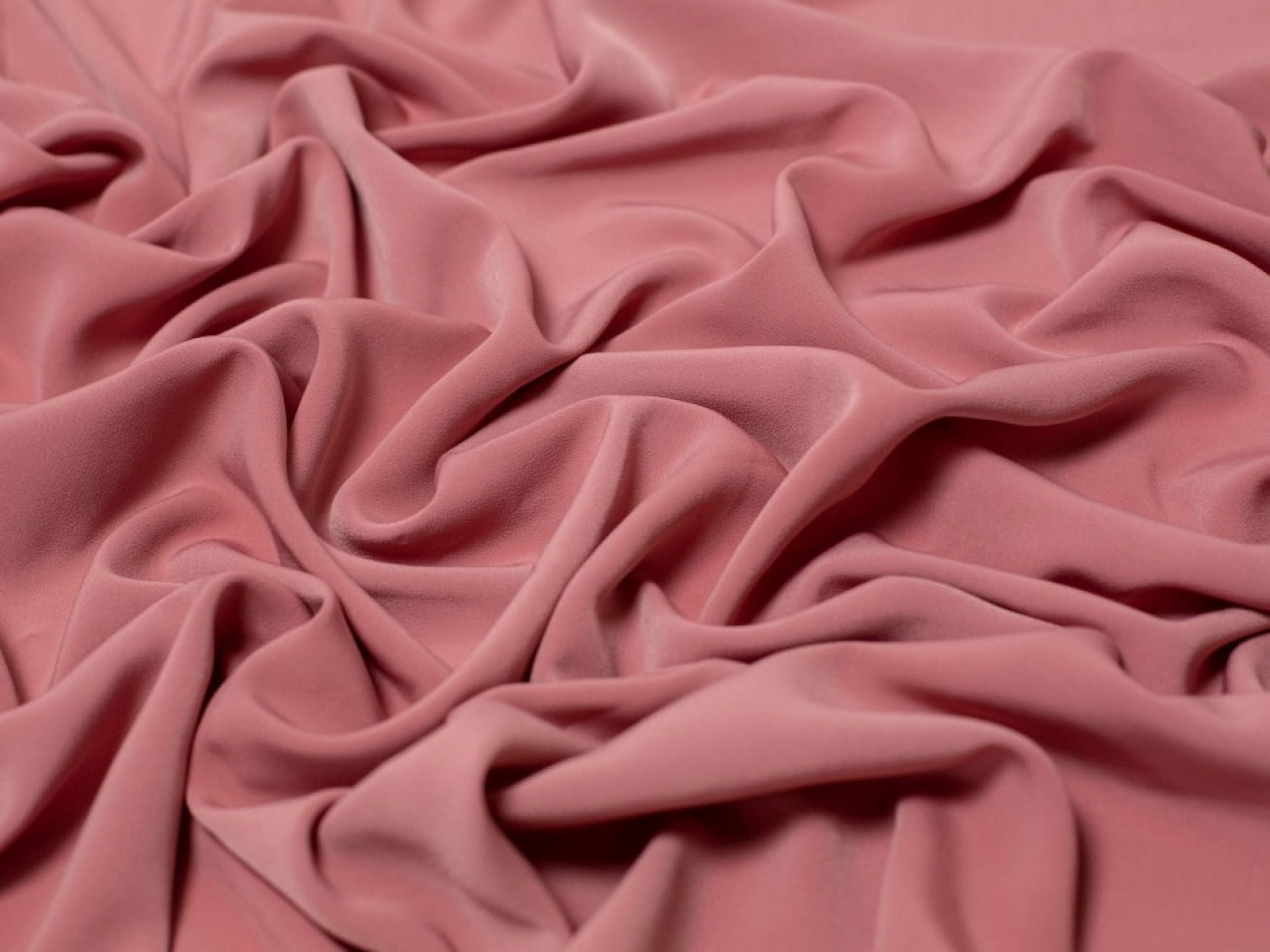 Minerva Luxury Smooth Crepe Fabric Blush - per yard - Walmart.com