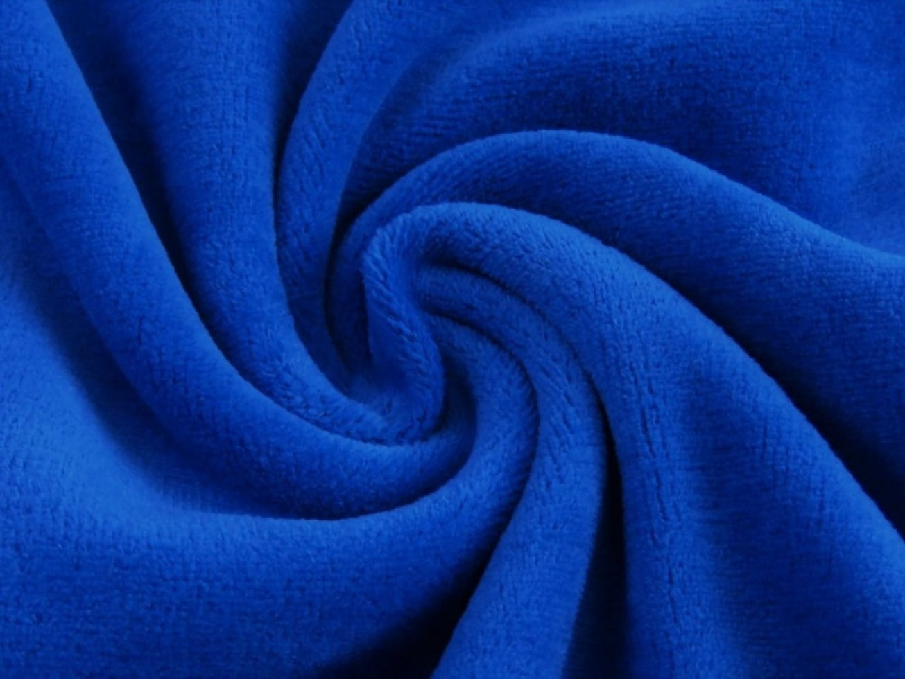 Minerva Matte Velour Stretch Knit Fabric Cobalt Blue - per yard ...