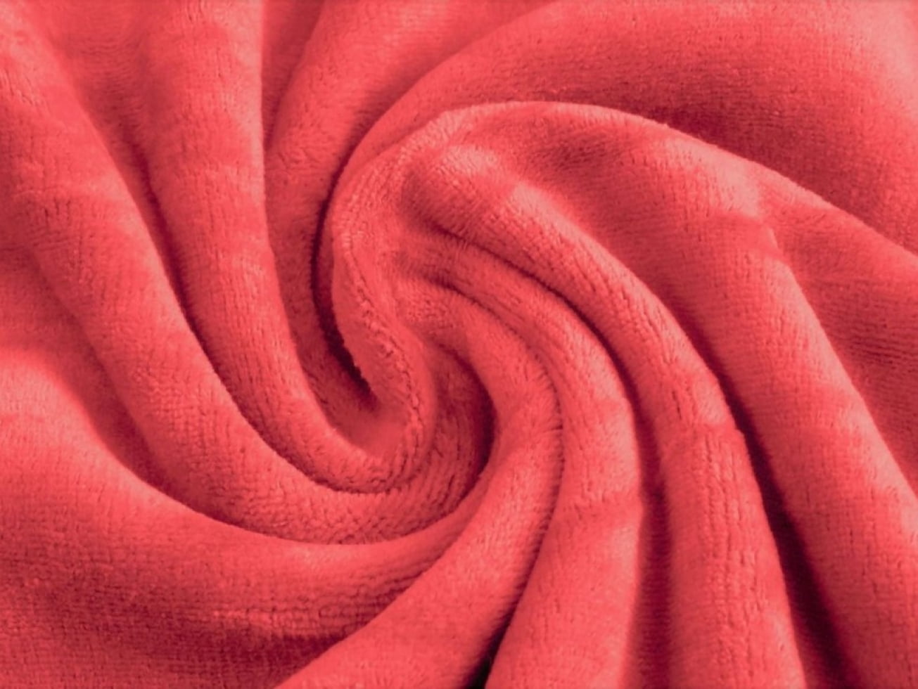 Minerva Matte Velour Stretch Knit Fabric Light Bordeaux - per yard ...
