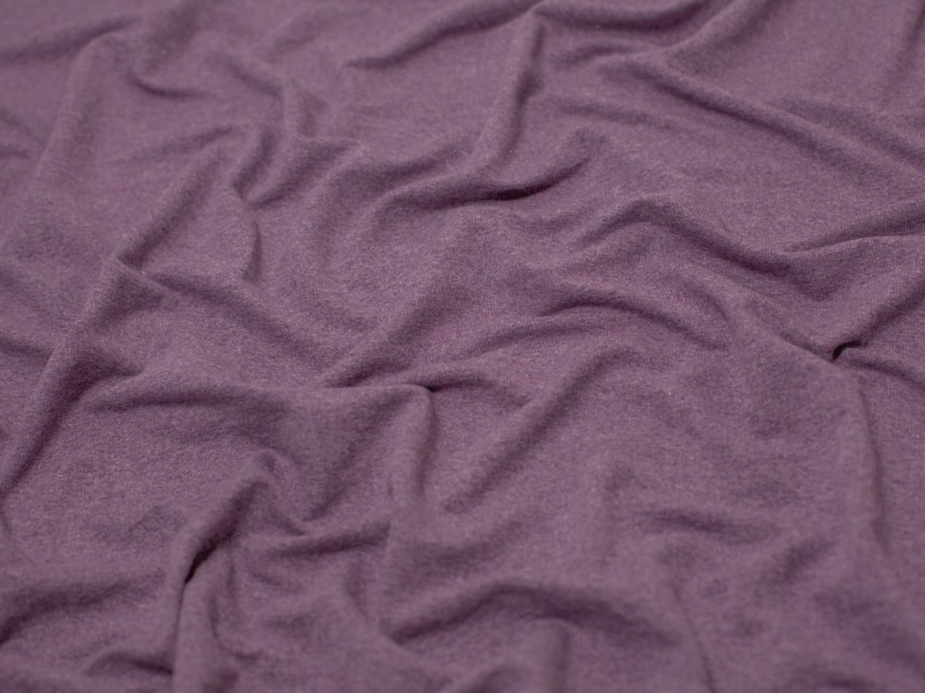 Minerva Melange Loop Back French Terry Stretch Knit Fabric Heather ...