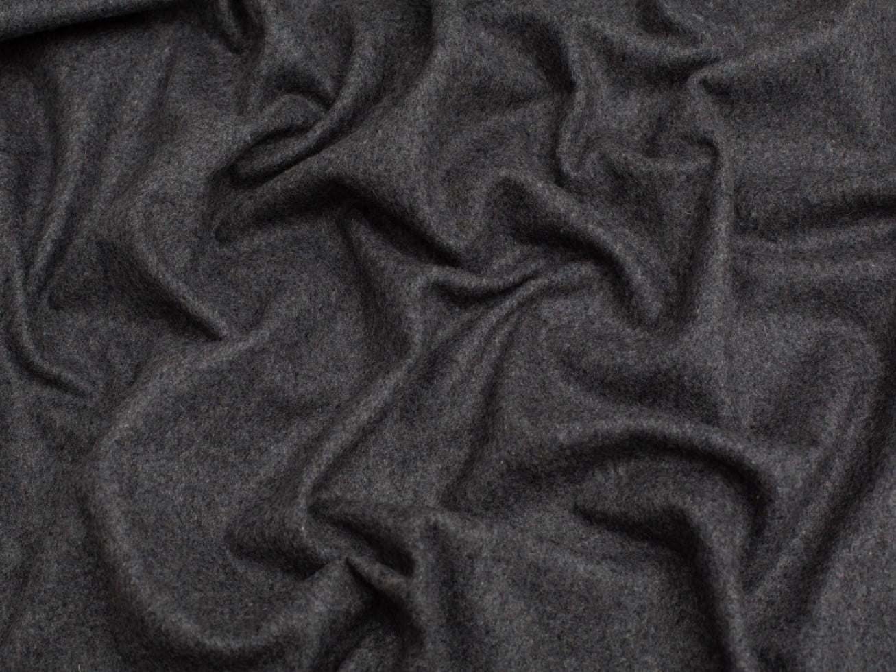 Minerva Melton Wool Blend Coating Fabric Grey - per yard - Walmart.com