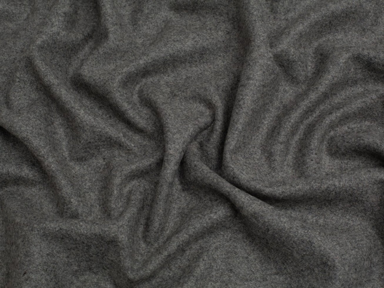 Minerva Melton Wool Blend Coating Fabric Silver Grey - per yard ...