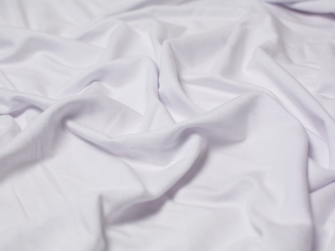 Minerva Modal Loop Back French Terry Stretch Knit Fabric White - per ...