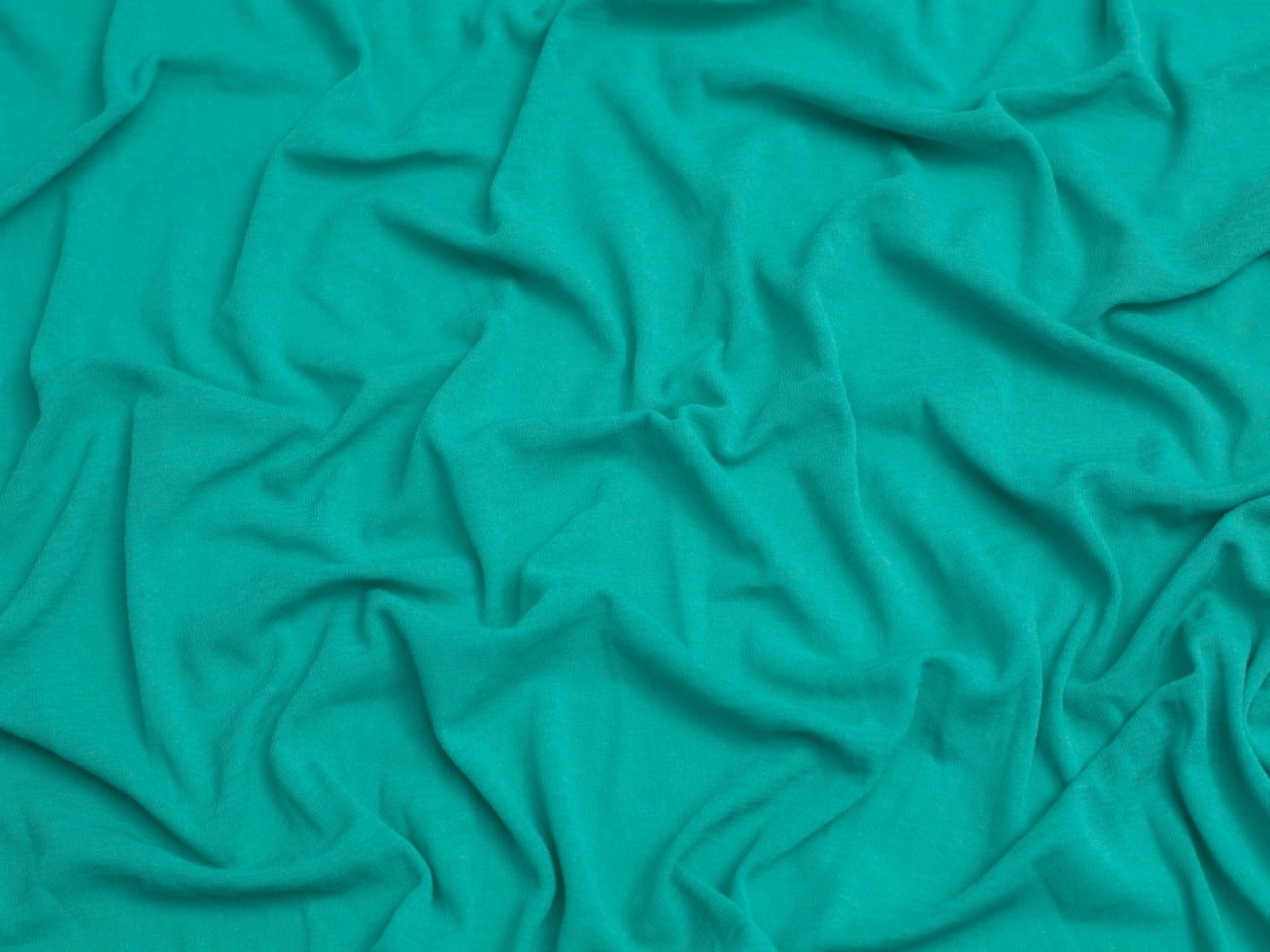 Minerva Onion Skin Fine Sweater Knit Stretch Fabric Turquoise - per ...