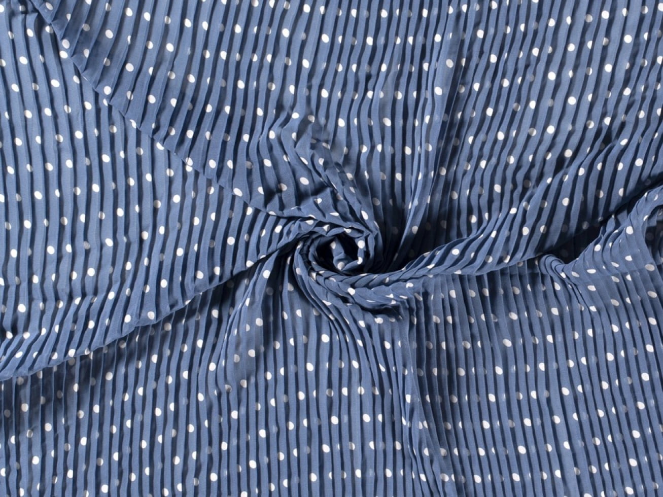Minerva Pleated Chiffon Plisse Fabric Blue - per yard - Walmart.com