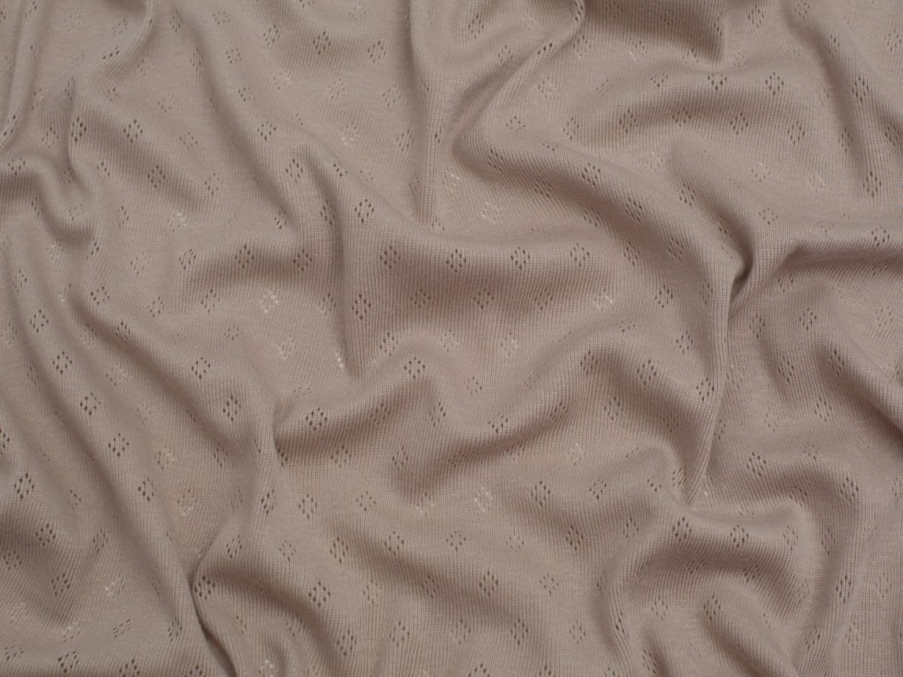 Minerva Pointelle Jersey Stretch Knit Fabric Flax - per yard - Walmart.com