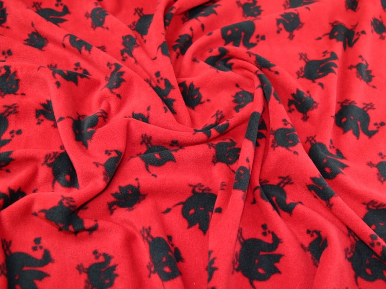 Minerva Polar Fleece Fabric Dark Red - per yard - Walmart.com