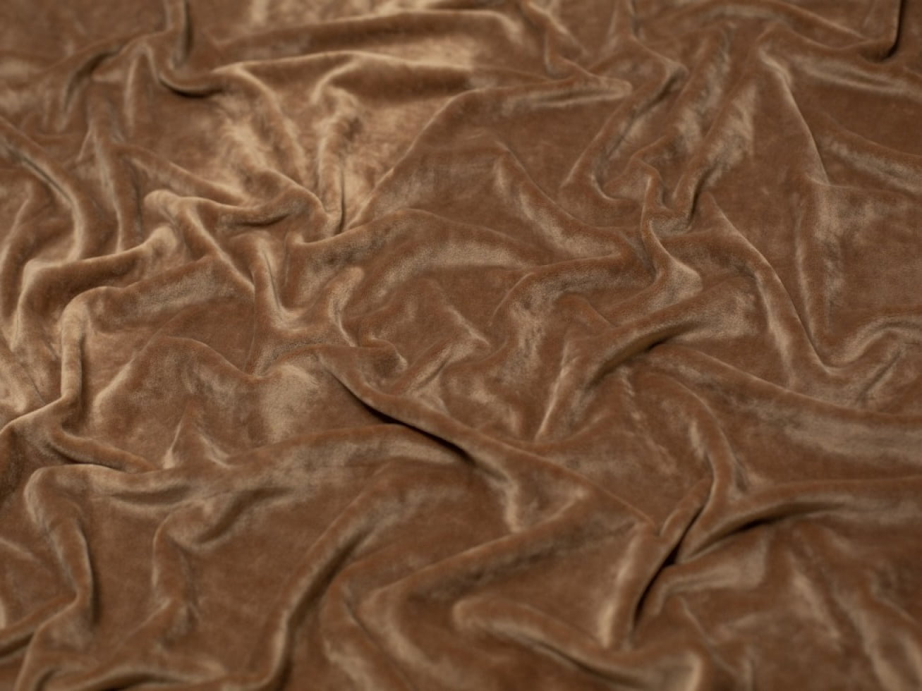 Minerva Polyester Velour Stretch Knit Fabric Beige - per yard - Walmart.com
