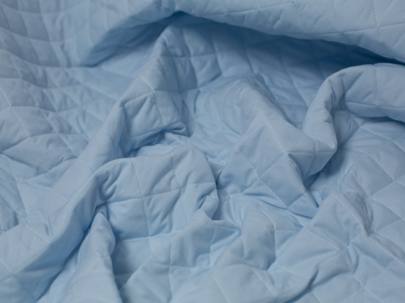 Minerva Quilted Polycotton Fabric Light Blue - per yard - Walmart.com