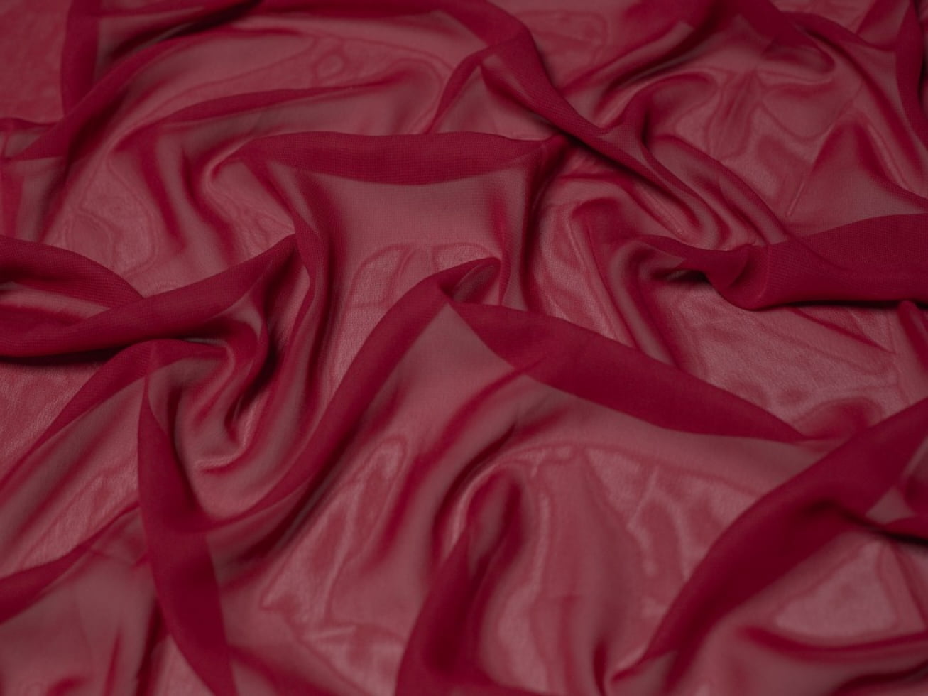 Minerva Sheer Chiffon Fabric Bordeaux - per yard - Walmart.com