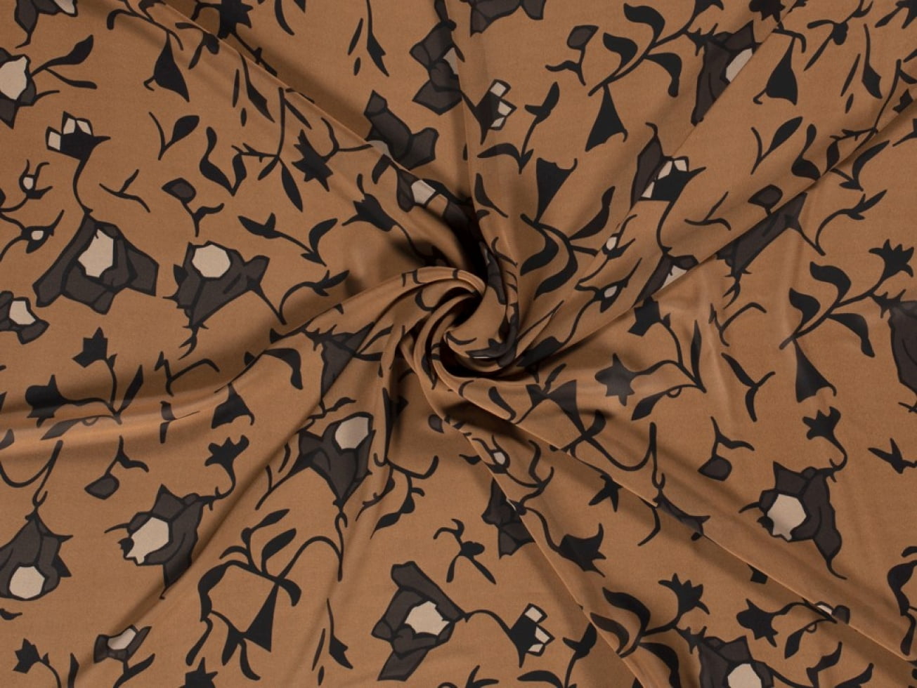 Minerva Sheer Chiffon Fabric Camel - per yard - Walmart.com