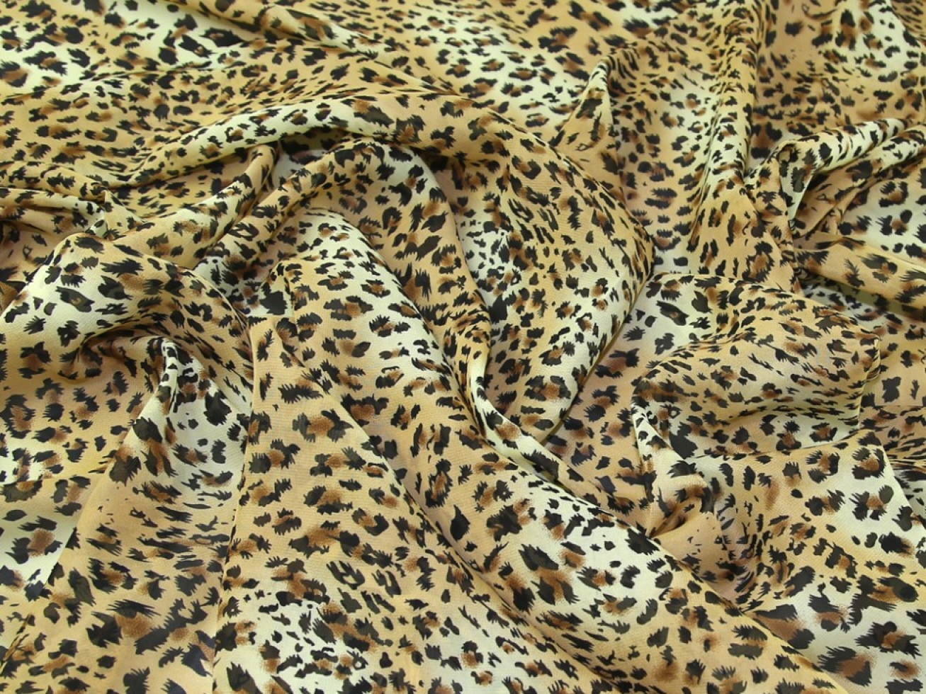 Minerva Sheer Chiffon Fabric Golden Brown - per yard - Walmart.com