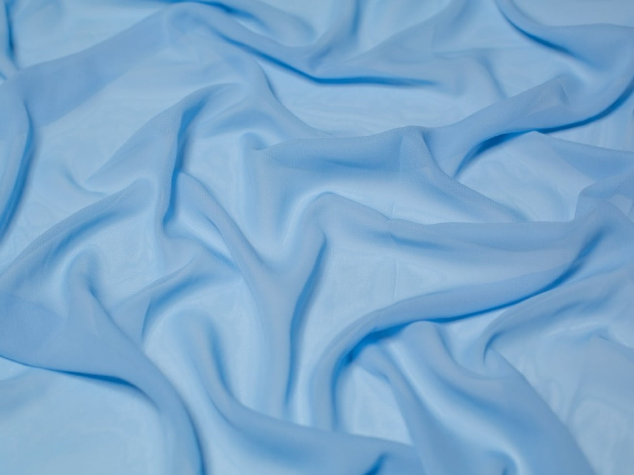 Minerva Sheer Chiffon Fabric Light Blue - per yard - Walmart.com