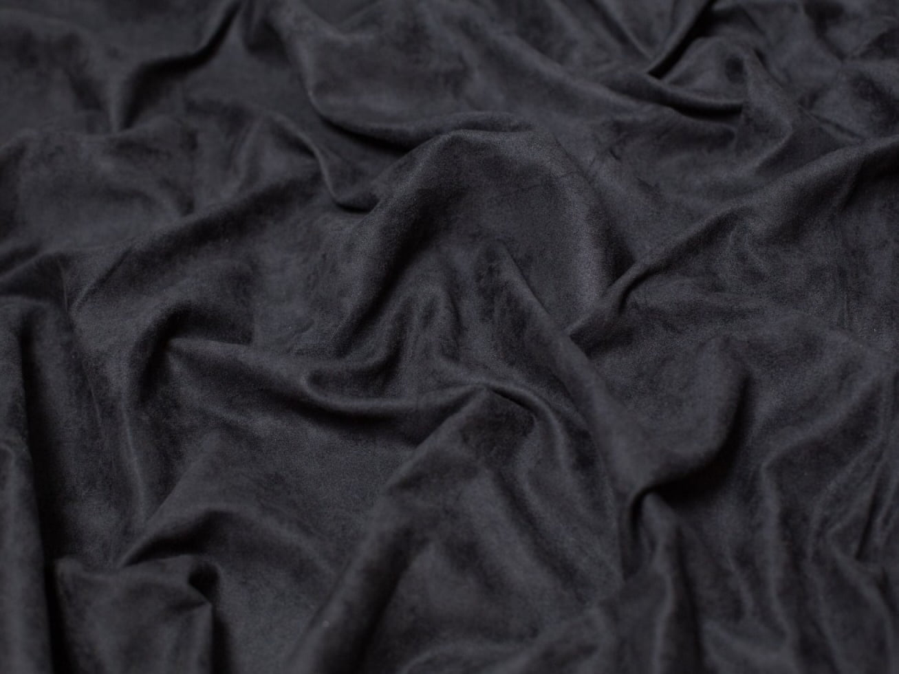 Minerva Soft Faux Suede Fabric Black - per yard - Walmart.com