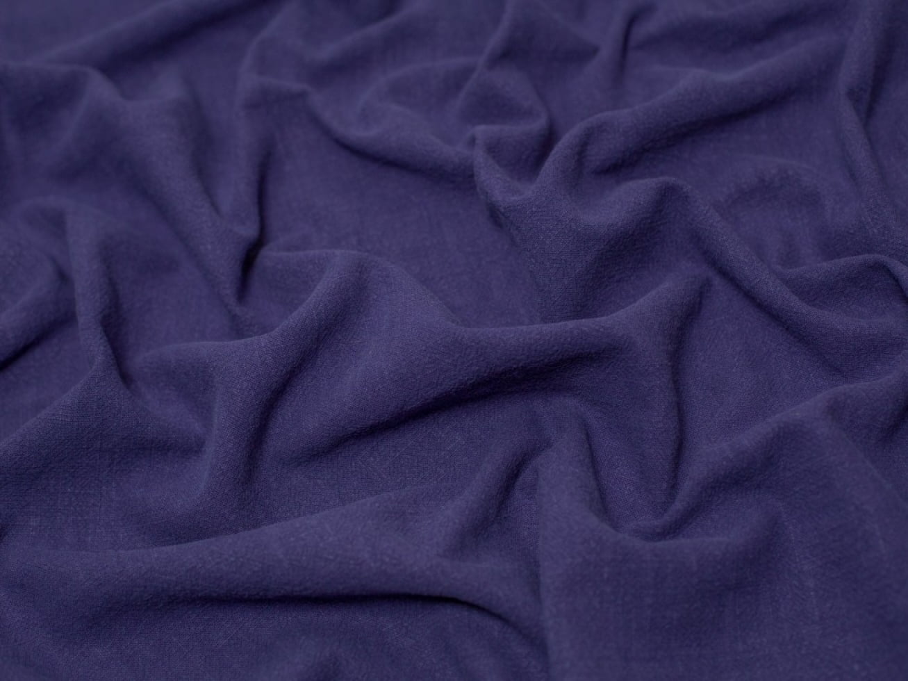 Minerva Soft Stonewashed Ramie Linen Fabric Dark Purple - per yard ...