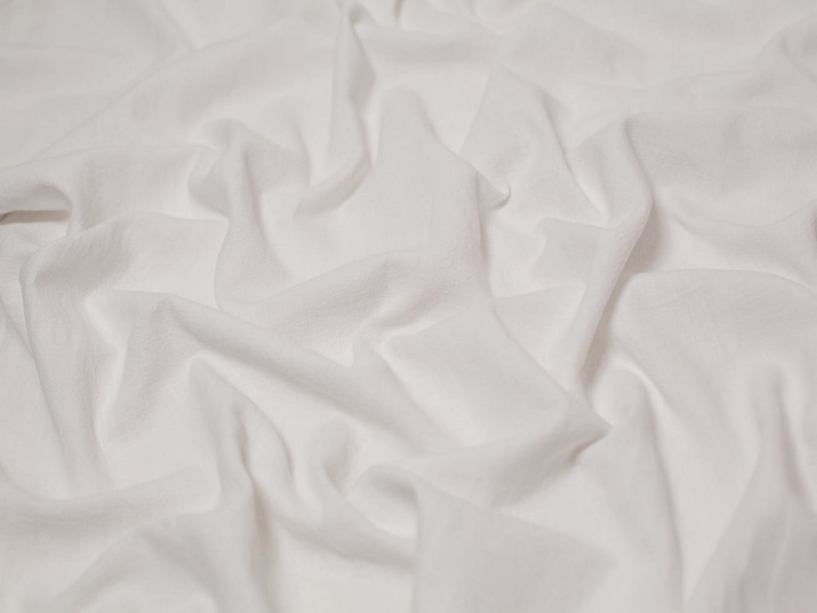 Minerva Soft Stonewashed Ramie Linen Fabric White - per yard - Walmart.com