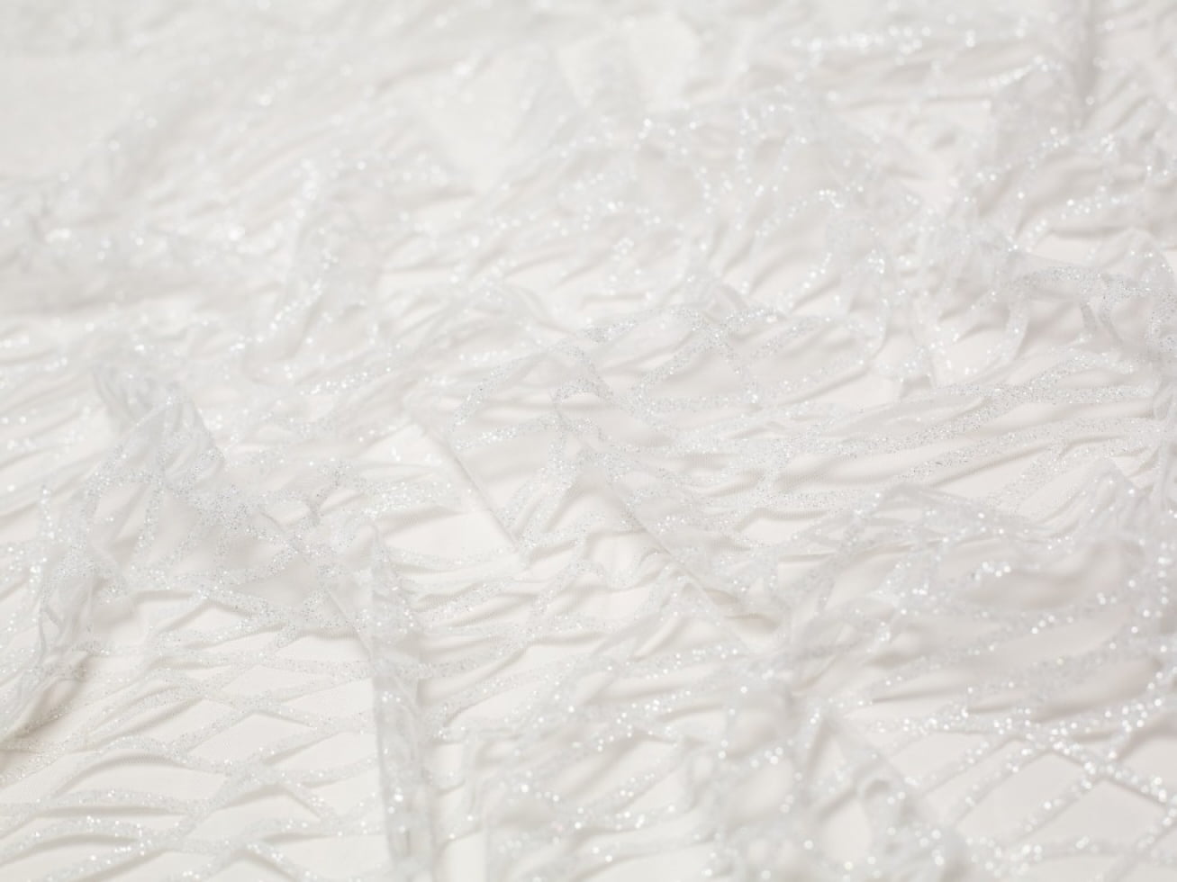 Minerva Sparta Metallic Lace Fabric Porcelain - per yard - Walmart ...