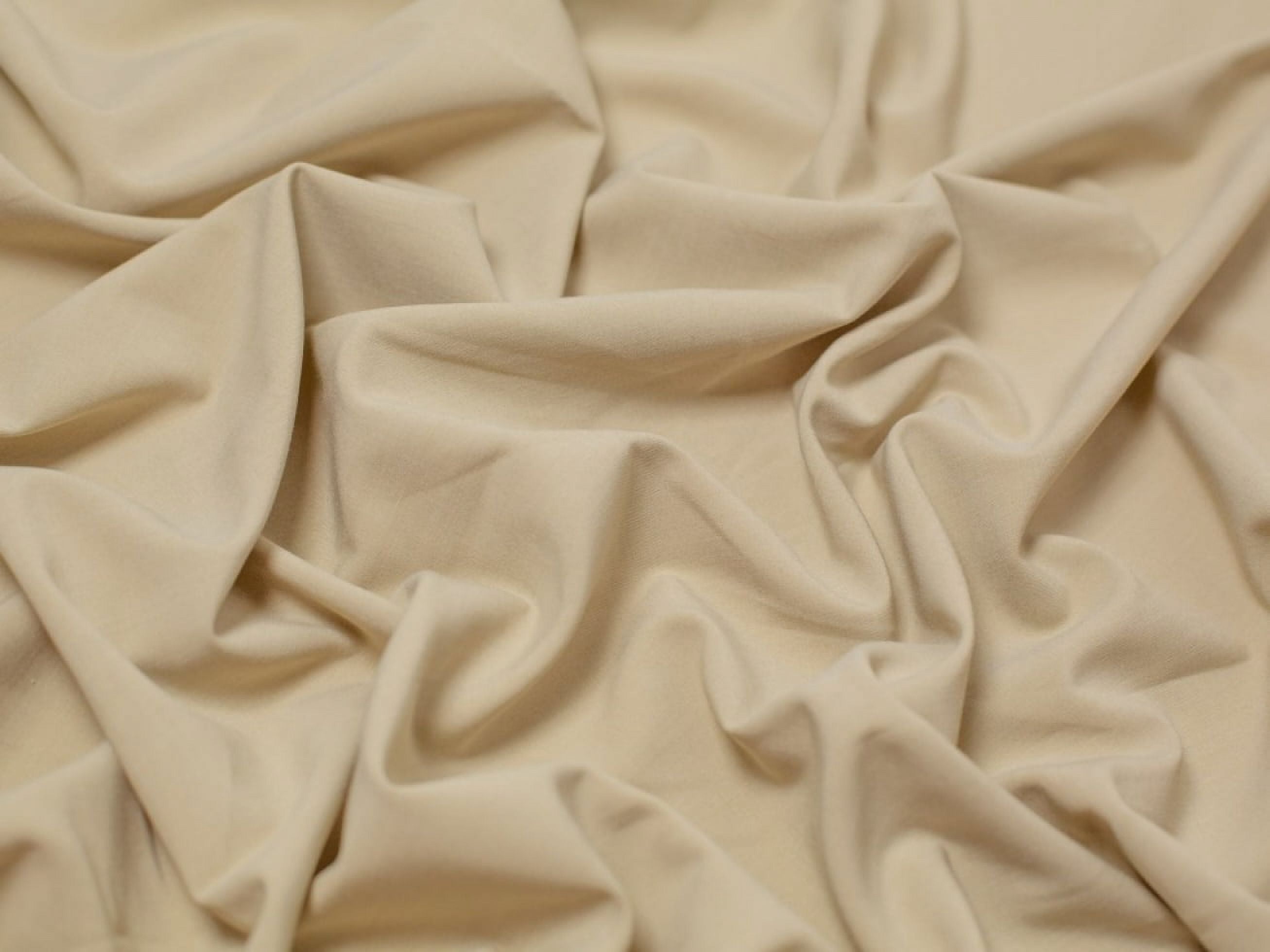Minerva Stretch Woven Fine Gabardine Twill Fabric Beechwood - per yard ...