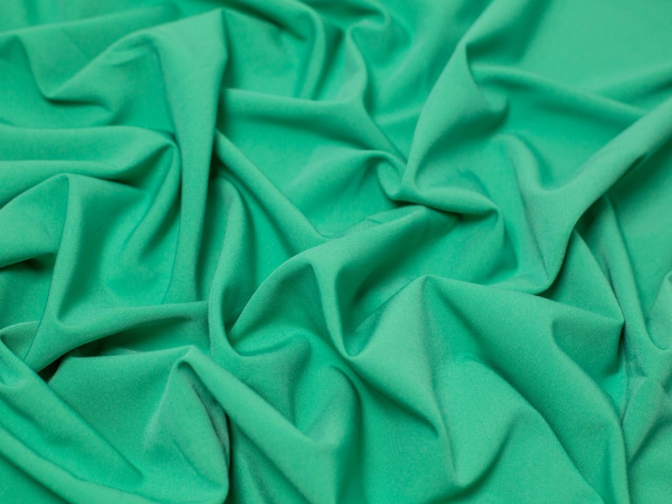 Minerva Stretch Woven Fine Gabardine Twill Fabric Vivid Green - per ...