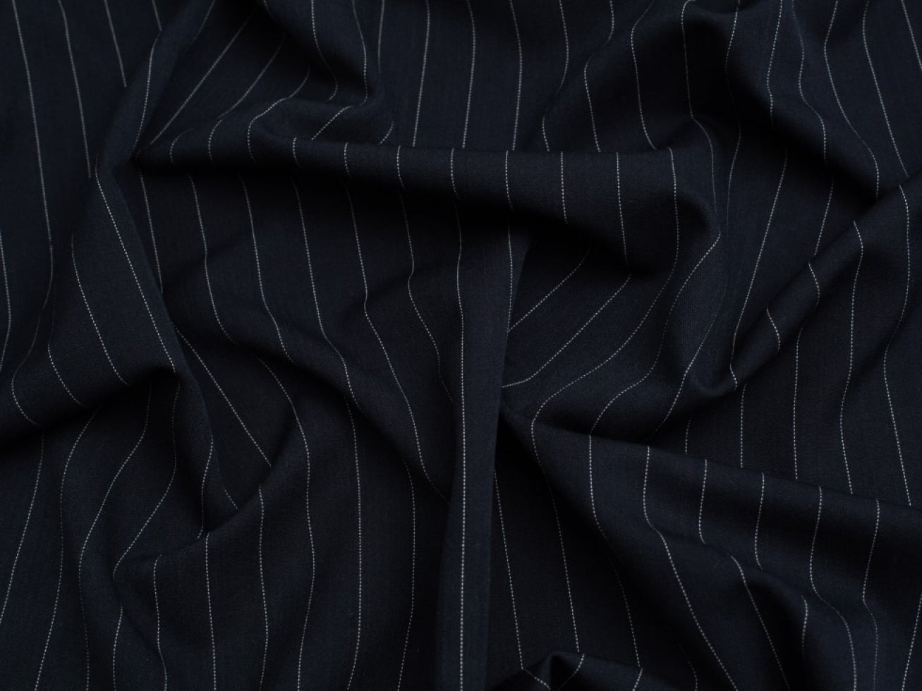 Minerva Stretch Woven Gabardine Twill Fabric Navy Blue - per yard ...