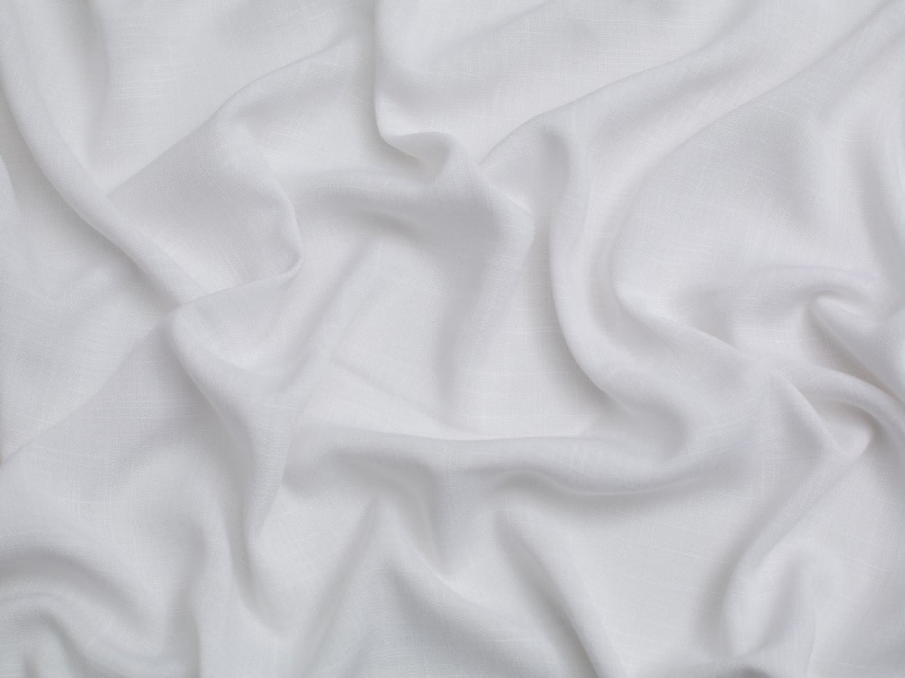 Minerva Stretch Woven Slub Linen Look Viscose Fabric White - per yard ...