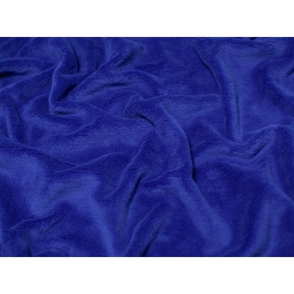 Minerva Super Soft Plush Cuddle Fleece Fabric Cobalt Blue - per yard ...