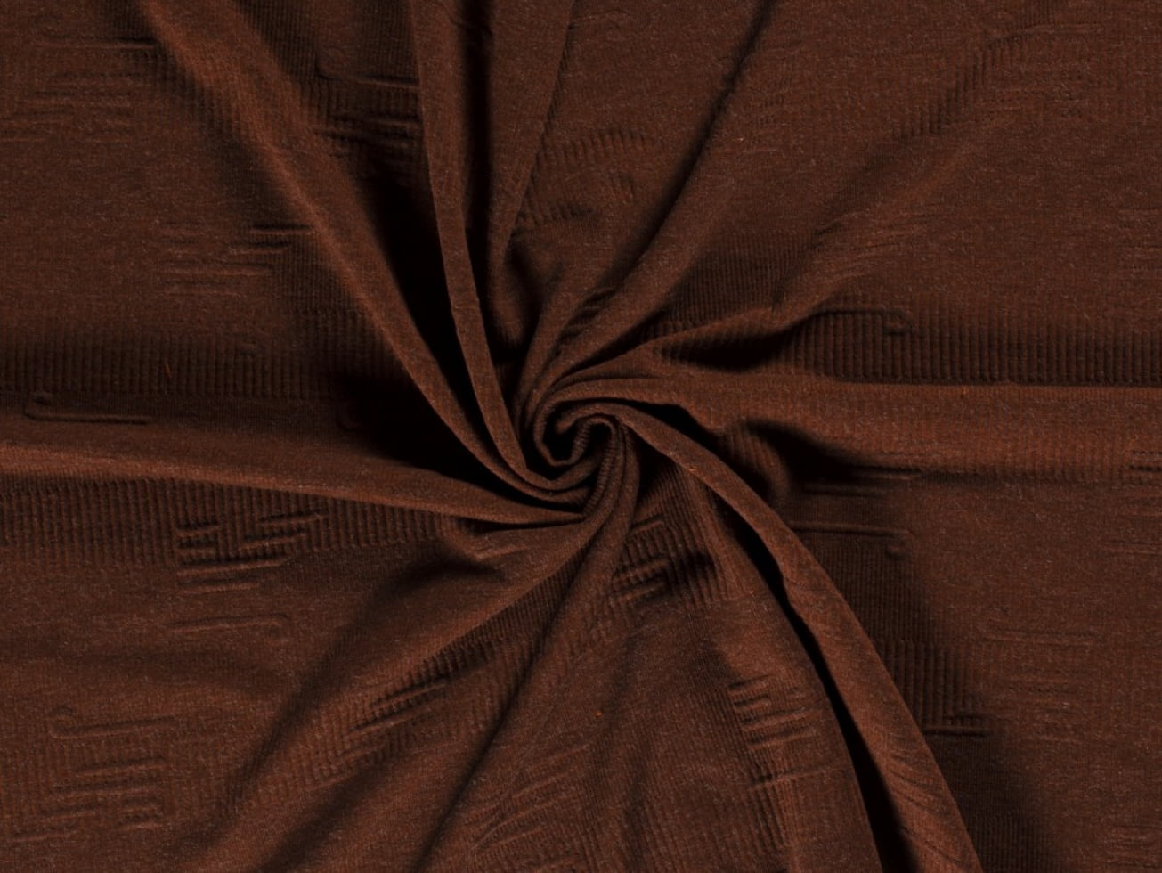 Minerva Textured Stretch Knit Fabric Rust - per yard - Walmart.com
