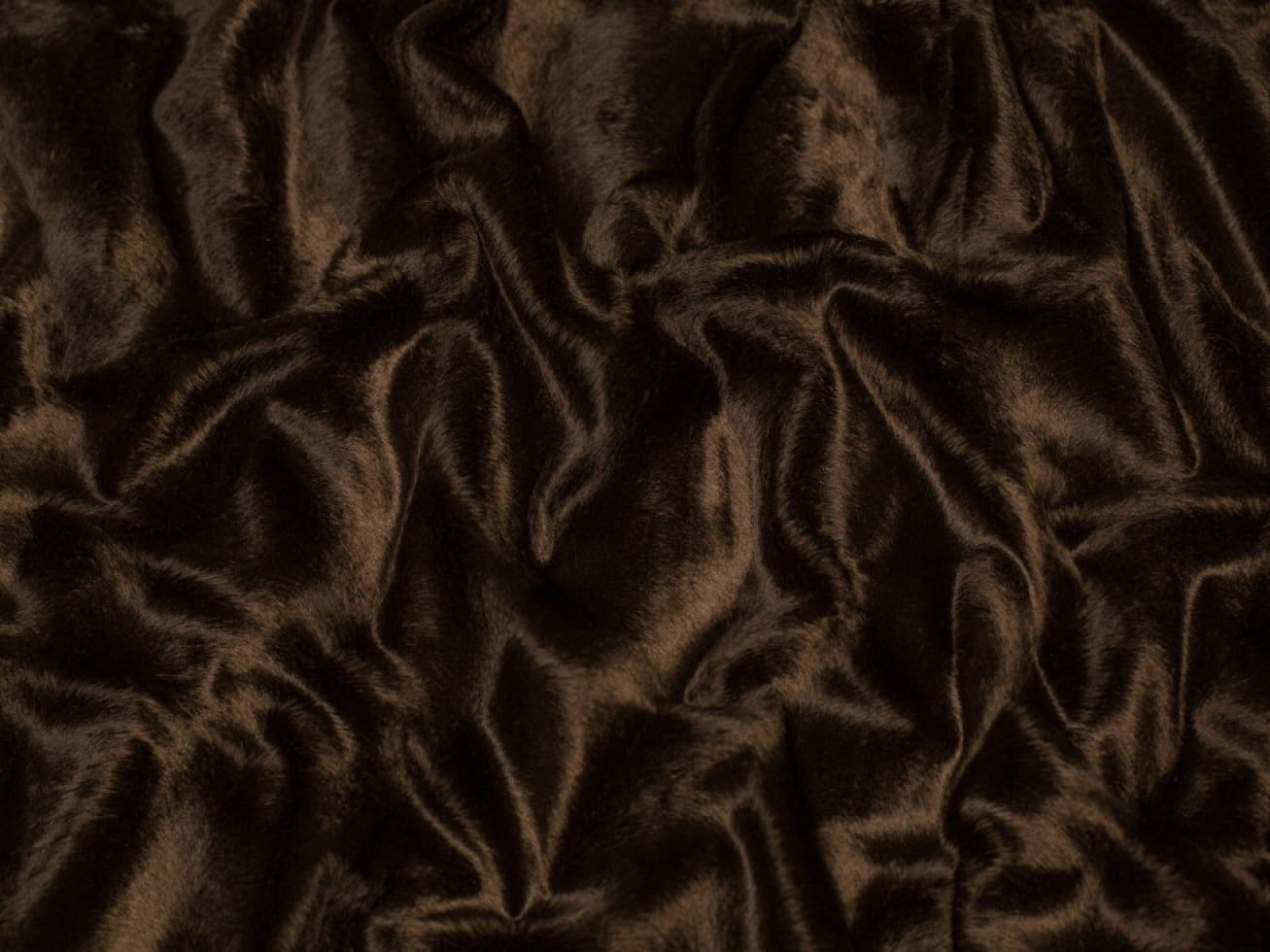 Minerva Textured Velboa Faux Fur Fabric Brown - per yard - Walmart.com