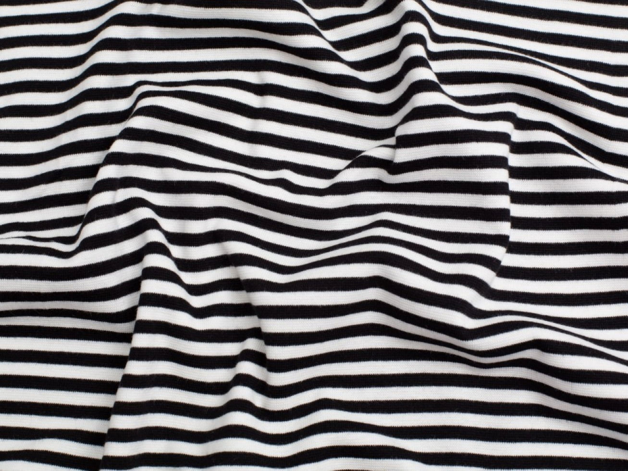 Minerva Tubular Ribbing Stretch Knit Fabric Black - per yard - Walmart.com