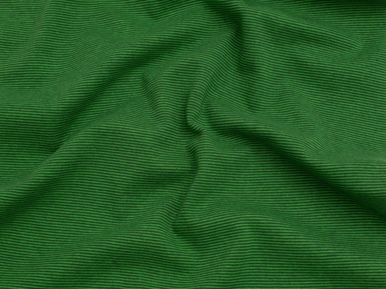 Minerva Tubular Ribbing Stretch Knit Fabric Bottle Green - per yard ...