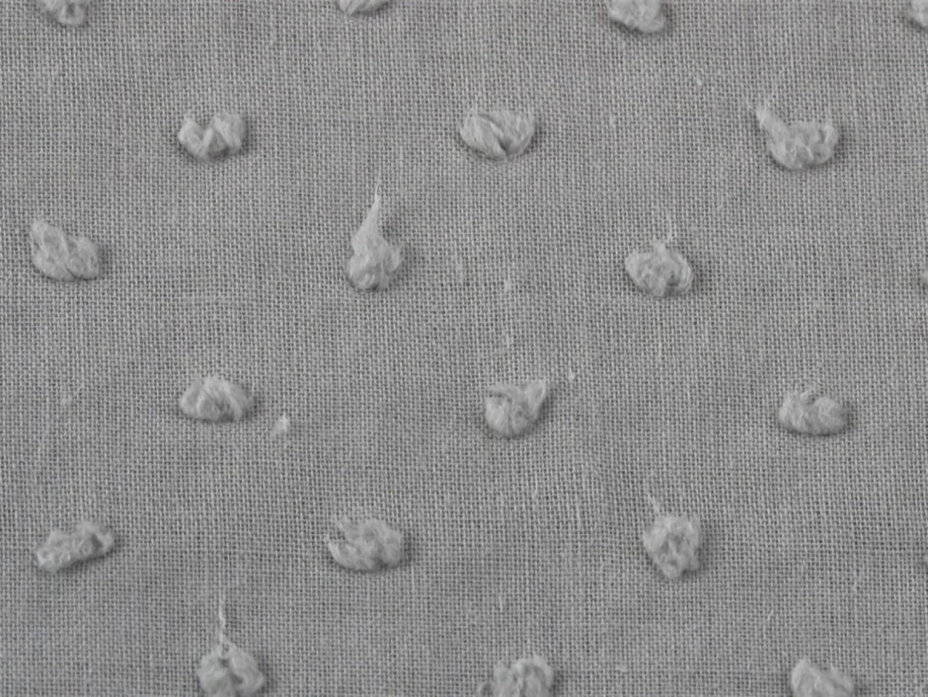Minerva Tufted Cotton Swiss Dot Fabric Grey - per yard - Walmart.com