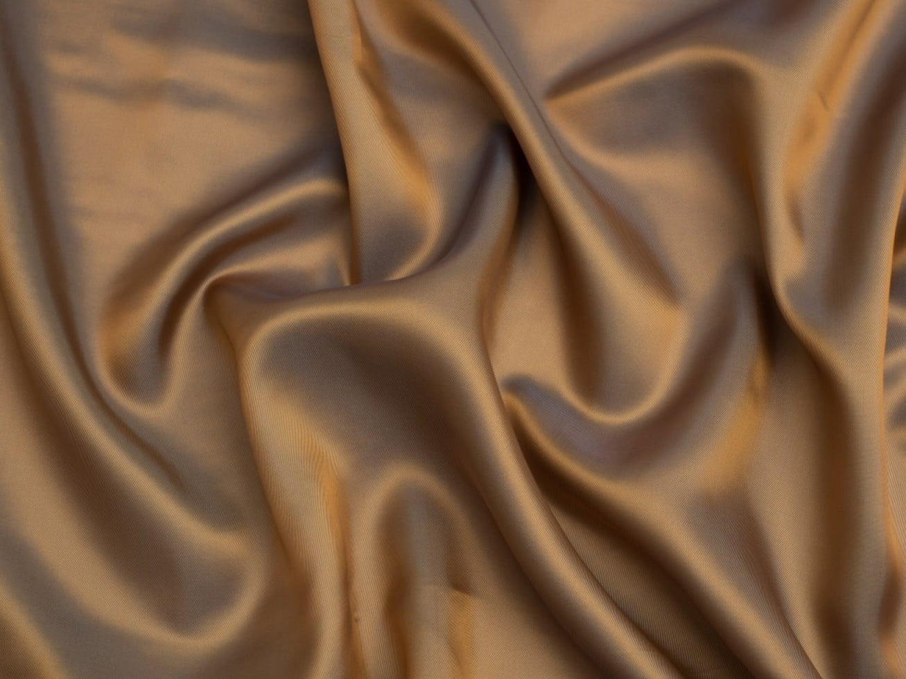 Minerva Two Tone Shot Twill Lining Fabric Bronze Airforce - per yard ...