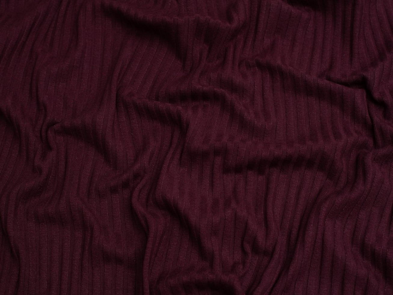 Minerva Viscose Rib Stretch Knit Fabric Berry - per yard - Walmart.com
