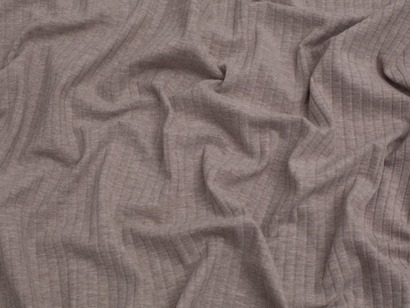 Minerva Wide Cotton Rib Stretch Knit Fabric Biscuit - per yard ...