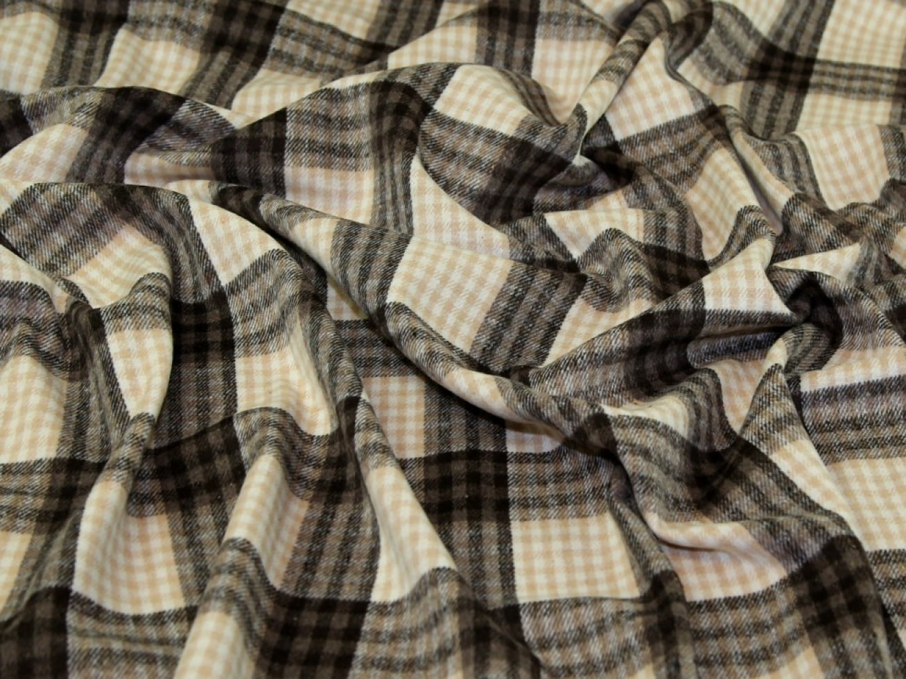 Minerva Wool Blend Coating Fabric Brown - per yard - Walmart.com