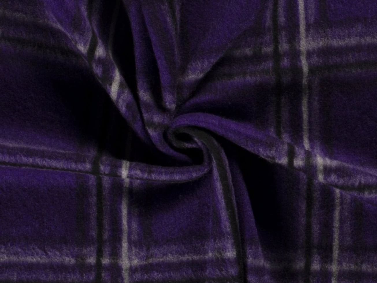 Minerva Wool Blend Knit Coating Fabric Purple - per yard - Walmart.com